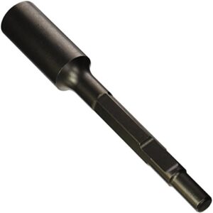 bosch hs1824 1-piece 5/8 in. & 3/4 in. x 10 in. ground rod driver tool round hex/spline hammer steel,black