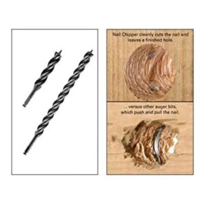 WoodOwl 03813 Tri-Cut 1-Inch by 18-Inch Nail Chipper Auger Bit