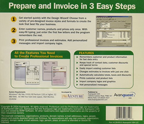 AVANQUEST Invoices ( Windows )