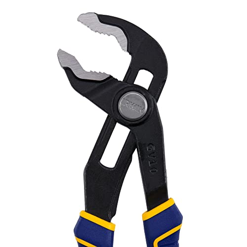 IRWIN VISE-GRIP Pliers, V-Jaw, 10-Inch, Press & Slide Button, Anti-Pinch, Anti-Slip (2078110)