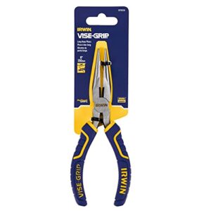 IRWIN VISE-GRIP Long Nose Pliers, 6 Inch, For Heavy Duty Cutting and Bending (2078216)