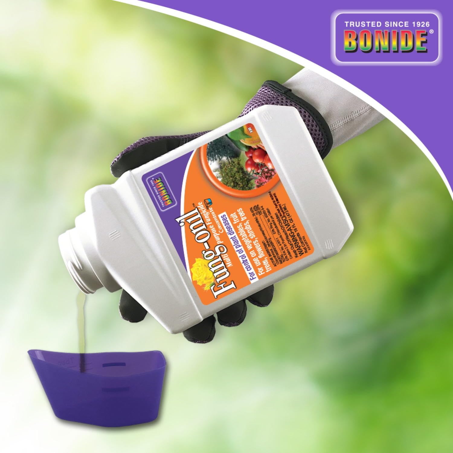 Bonide Fung-onil Multi-Purpose Fungicide, 16 oz Concentrate for Plant Disease Control, Controls Blight, Mildew & More