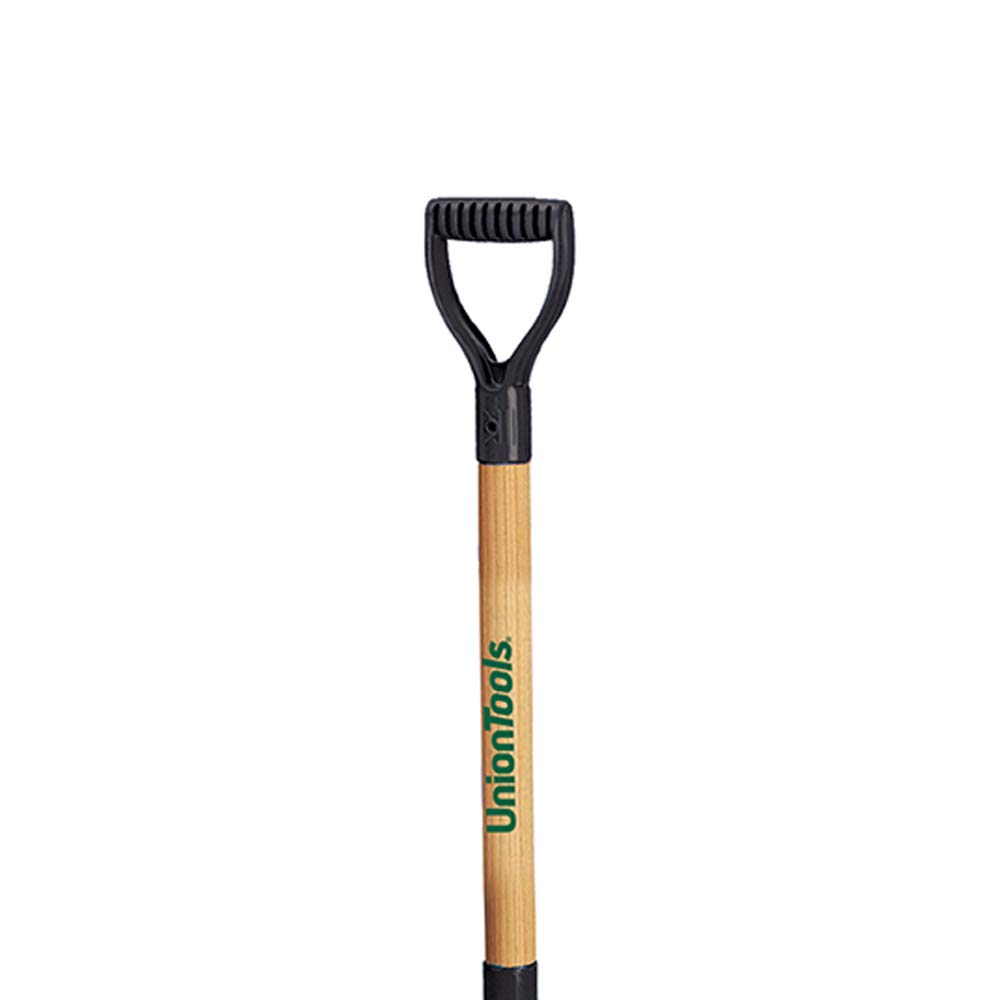 Union Tools 1681500 Poly Snow Scoop with Hardwood Handle and D-Grip, 49-Inch, Black