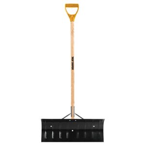 true temper 1639300 steel snow pusher, 24 inch, multi