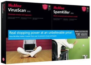 mcafee virusscan / spamkiller 2006 bundle