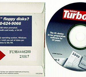 Quicken TurboTax {Federal Return Tax Year 1998}