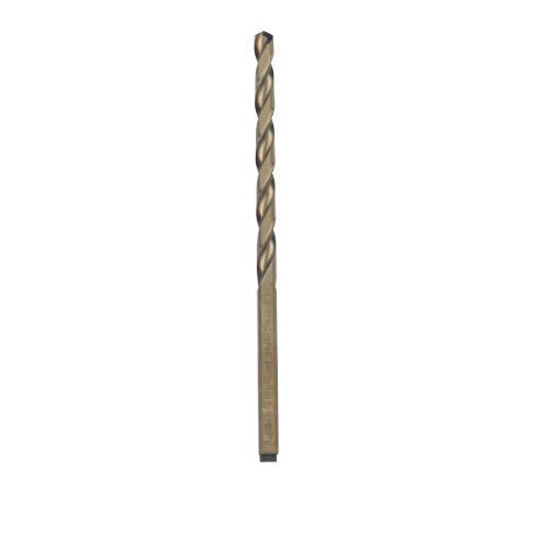 BOSCH CO2137 1-Piece 5/32 In. x 3-1/8 In. Cobalt Metal Drill Bit for Drilling Applications in Light-Gauge Metal, High-Carbon Steel, Aluminum and Ally Steel, Cast Iron, Stainless Steel, Titanium