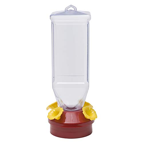 Perky-Pet 201 Lantern Hummingbird Feeder- 18 oz, Red