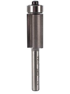 whiteside part #2402 carbide-tip flush trim 2 flute router bit w/bearing 1/2 dia x 1" cl x 1/4" shank