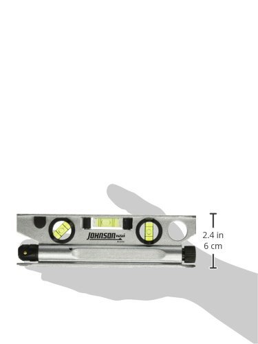 Johnson Level & Tool 40-6164 Magnetic Torpedo Laser Level, Red, 1 Laser Level