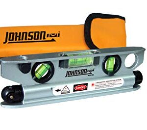 Johnson Level & Tool 40-6164 Magnetic Torpedo Laser Level, Red, 1 Laser Level