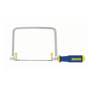 irwin tools protouch coping saw (2014400), blue & yellow