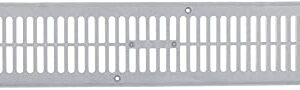 NDS, Gray 241-1 Spee-D Channel Drain Grate, 4-1/8 in. wide X 2 ft. long