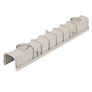 NDS 5 in. Pro Series Drain Kit, 5-1/2 in. X 39-3/8 in. Deep Profile Channel, End Caps/Outlet, Gray Plastic Grates