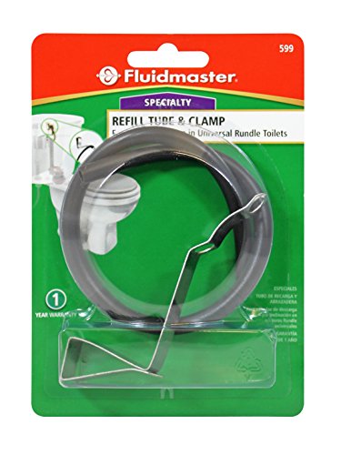 Fluidmaster 599 Refill Tube and Clamp Replacement , Black