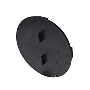 nds 1206* 6-inch outlet plug for catch basin drain, seals outlets not in use, works in 9-inch, 12-inch nds catch basin drains, black