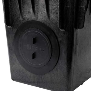 NDS 1206* 6-Inch Outlet Plug for Catch Basin Drain, seals outlets not in use, works in 9-Inch, 12-Inch NDS Catch Basin Drains, Black