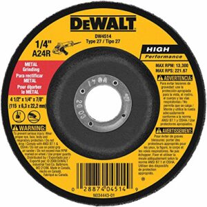 dewalt grinding wheel for metal, 4-1/2-inch (dw4514)