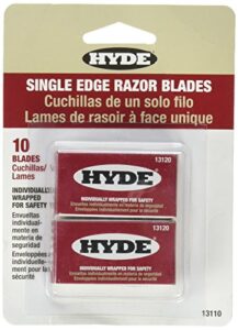 hyde tools 13110 10pk sgl edge blades