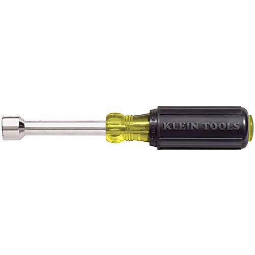 Klein Tools 630-1/2 1/2-Inch Nut Driver, 3-Inch Shaft, Cushion-Grip