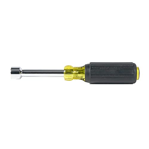 Klein Tools 630-1/2 1/2-Inch Nut Driver, 3-Inch Shaft, Cushion-Grip