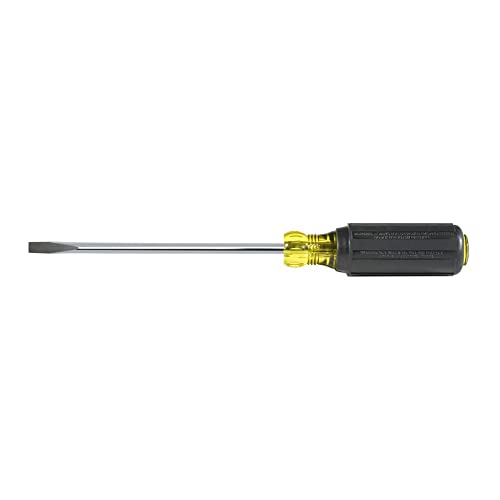 Klein Tools 605-6 1/4-Inch Cabinet Tip Screwdriver, Heavy Duty, 6-Inch