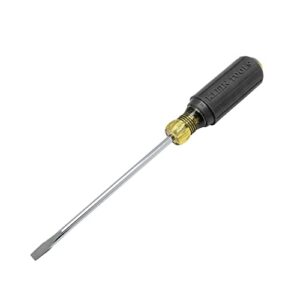 Klein Tools 605-6 1/4-Inch Cabinet Tip Screwdriver, Heavy Duty, 6-Inch