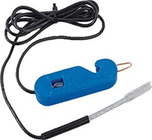 dare products 460 185604 electric fence tester, blue