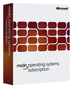 microsoft msdn os 2005 upgrade 1 year old version