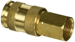 milton industries (s-766) 3/8" fnpt female v-style high-flow coupler