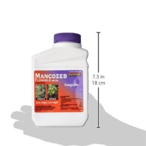 Bonide Mancozeb Flowable with Zinc Fungicide, 16 oz Concentrate, Broad Spectrum Disease Control & Prevention for Plants