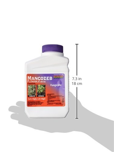 Bonide Mancozeb Flowable with Zinc Fungicide, 16 oz Concentrate, Broad Spectrum Disease Control & Prevention for Plants