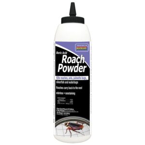 Bonide Boric Acid Roach Powder, 1 lb. Ready-to-Use Odorless & Nonstaining Formula, Kills Roaches, Ants and More