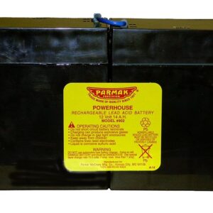 Parmak 902 12-Volt Gel Cell Battery for Solar Powered Electric Fences,Black