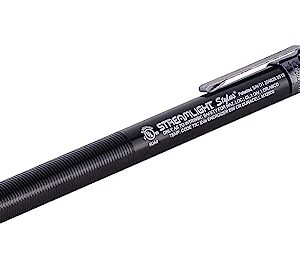 Streamlight 65058 Stylus 11-Lumen UL Listed White LED Pen Light with 3 AAAA Batteries, Black