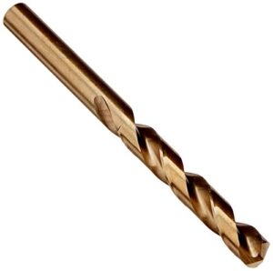 irwin tools 3016128 single cobalt alloy steel high-speed steel drill bit, 7/16" x 5-1/2"