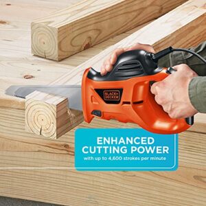 BLACK+DECKER Electric Hand Saw with Storage Bag, 3.4-Amp (PHS550B)