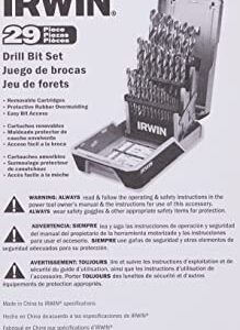 IRWIN Drill Bit Gauge, 1/16-to-1/2-Inch, 29-Hole (12092)