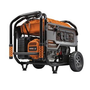 generac 7162 8000 watt electronic fuel injection portable generator-epa/carb, orange, gray, black