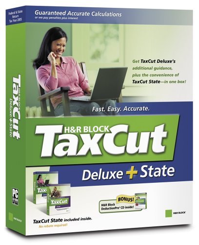 H&R Block TaxCut Deluxe + State, 2005 Edition