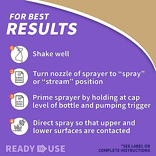 Bonide Japanese Beetle Killer Ready-to-Use Spray, 32 oz Indoor Outdoor Insecticide for Residential Use, Kills by Contact