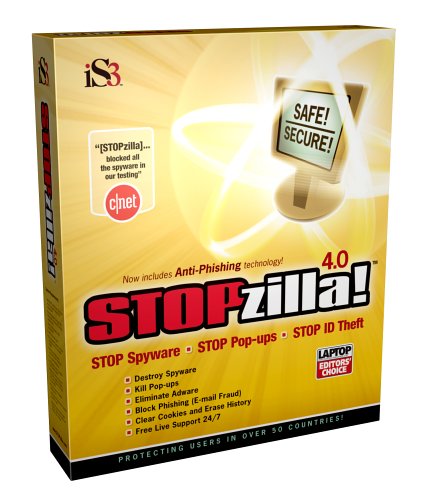 iS3 Stopzilla 4.0 [Stop Spyware, Pop-ups, ID Theft]