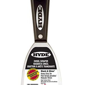 HYDE 02400 2400 Stiff Chisel Scraper, 3"