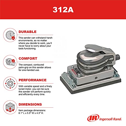 Ingersoll Rand Ingersoll-Rand 312A Heavy Duty 7-Inch Orbital Pneumatic Sander