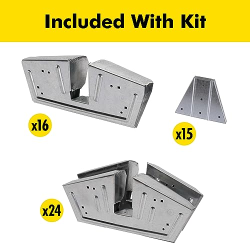 2 X 4 BASICS 90190MI 90190 Custom Barn, 2x4, 2x4basics Shed Kit with Peak Roof