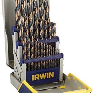 IRWIN Drill Bit Set, High-Speed Steel, 29-Piece (3018005)