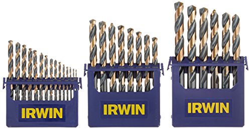 IRWIN Drill Bit Set, High-Speed Steel, 29-Piece (3018005)