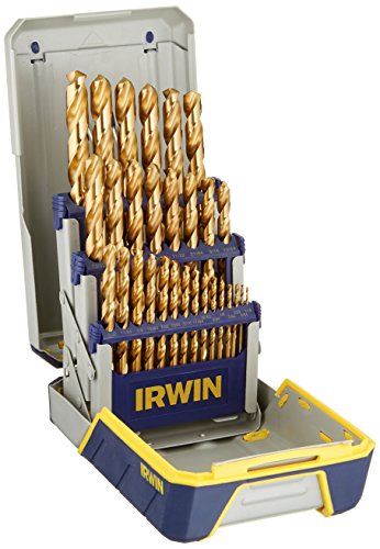 IRWIN Drill Bit Set, Titanium Nitride Coated, 29-Piece (3018003)