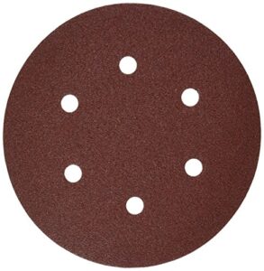 bosch sr6r080 5-piece 80 grit 6 in. 6 hole hook-and-loop sanding discs