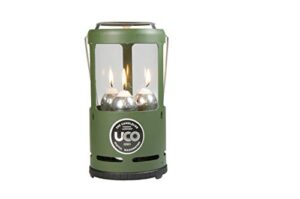 uco candlelier candle lantern, green